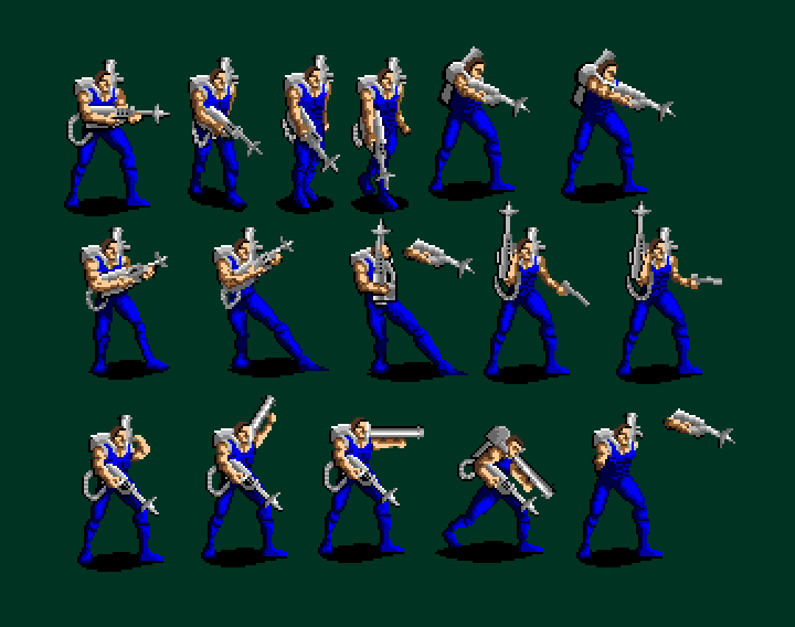 Sunteam | Alien Storm sprites