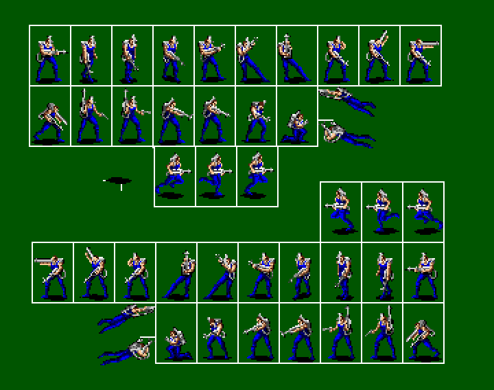 Sunteam | Alien Storm sprites