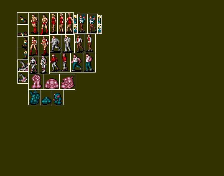 Sunteam | Alien Storm sprites